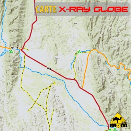 Kongo - X-Ray Globe - 1 : 100 000 - TOPO
